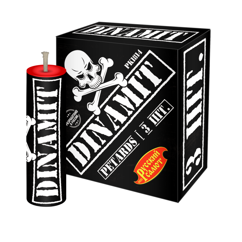 Петарда Динамит РК1814 Русский салют | Пиромаркет