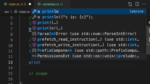 004. Variables