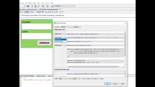 22 | 🔴【JAVA TIPS】 Cómo ELIMINAR CÓDIGO generado por NetBeans ️│Java ...