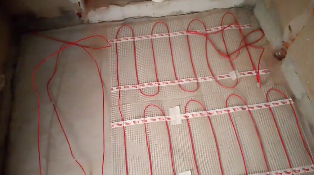 Монтаж электрического теплого пола