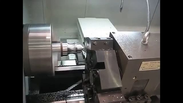 Токарный станок DMTG с ЧПУ серия CKE модель #CKE6150 - видео рабочего процесса
