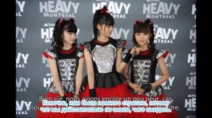 BABYMETAL - Interview at HEAVY MONTREAL ...субтитры) (720p)