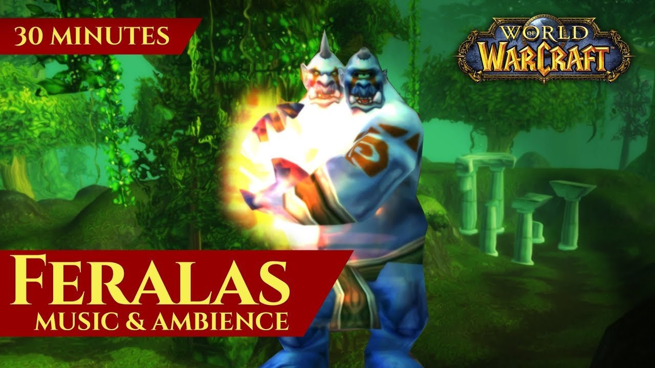 Vanilla Feralas - Music & Ambience (30 minutes, 4K, World of Warcraft Classic)