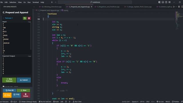 Codeforces Round 849 C Prepend And Append смотреть онлайн видео от