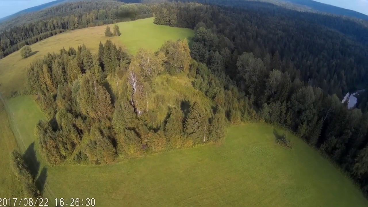 Плешивка, речка Барда - живописное место в 6 км от Кормовища  (видео с квадрокоптера)
