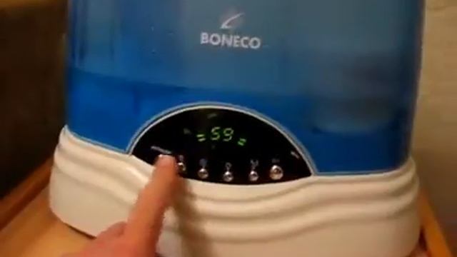 Ультразвуковой увлажнитель воздуха Boneco 7135 в действии - смотреть ...