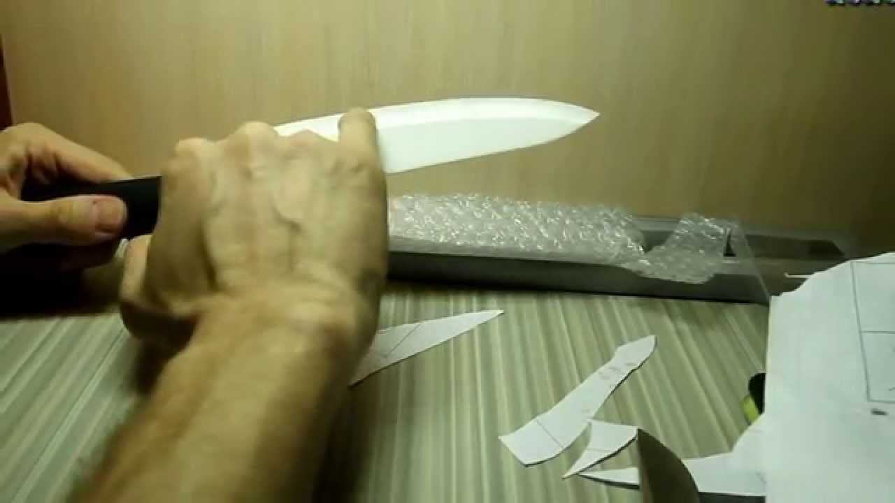 Посылка из Китая керамический нож