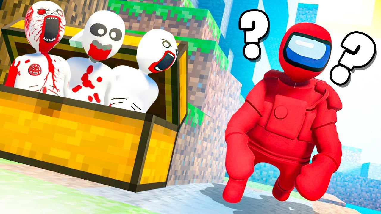 ПРЕДАТЕЛЬ ИЩЕТ НАС! СКРОМНИКИ СИДЯТ В НЫЧКЕ! SCP ПРЯТКИ АМОНГ АС В МИРЕ ...