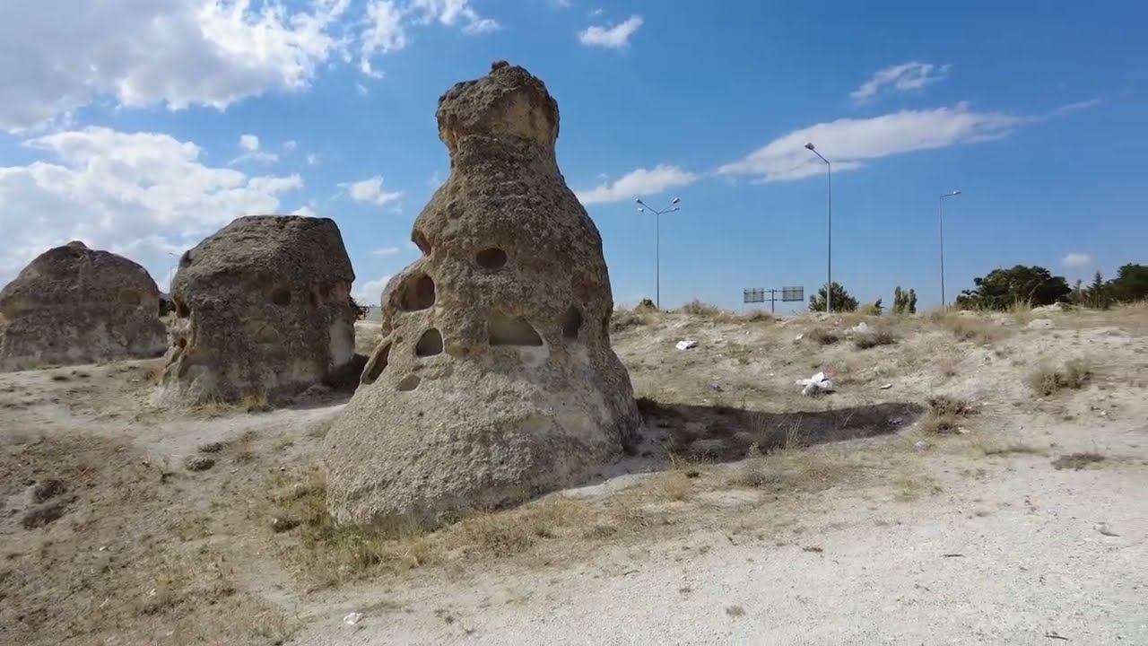Турция.  Дороги через Курган, Никсар, Кайсери, Каппадокию. #турция