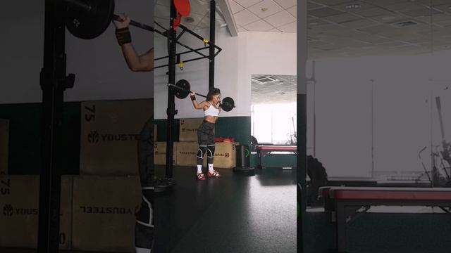 Жим рывковым хватом #тяжелаяатлетика #weightlifting #разминка