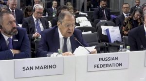 Выступление С.Лаврова в ходе заседания СМИД ОБСЕ, Скопье, 30 ноября 2023 года