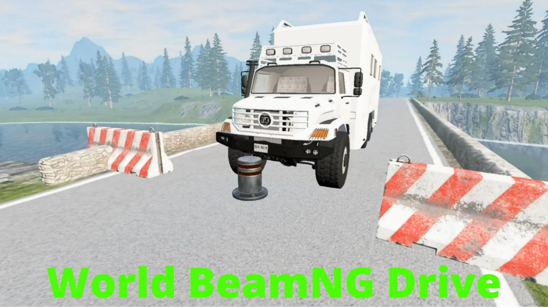 Машины против болларда #2 - BeamNG Drive | World BeamNG Drive