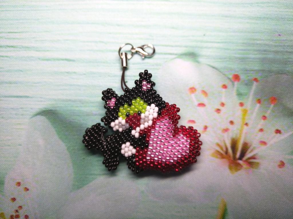 Мастер-класс "Котёнок из бисера". Кирпичное плетение. Часть 1/2.