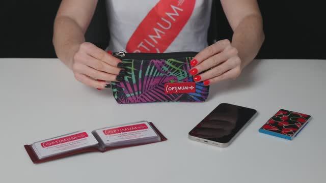Кошелёк на пояс, листья - OPTIMUM (wallet)