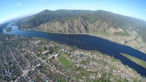 Полёт от Гладенькой до Майна — от взлёта до посадки.