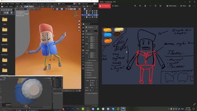 01 - Intro - Blender 3D Full 3D Character Easy Workflow