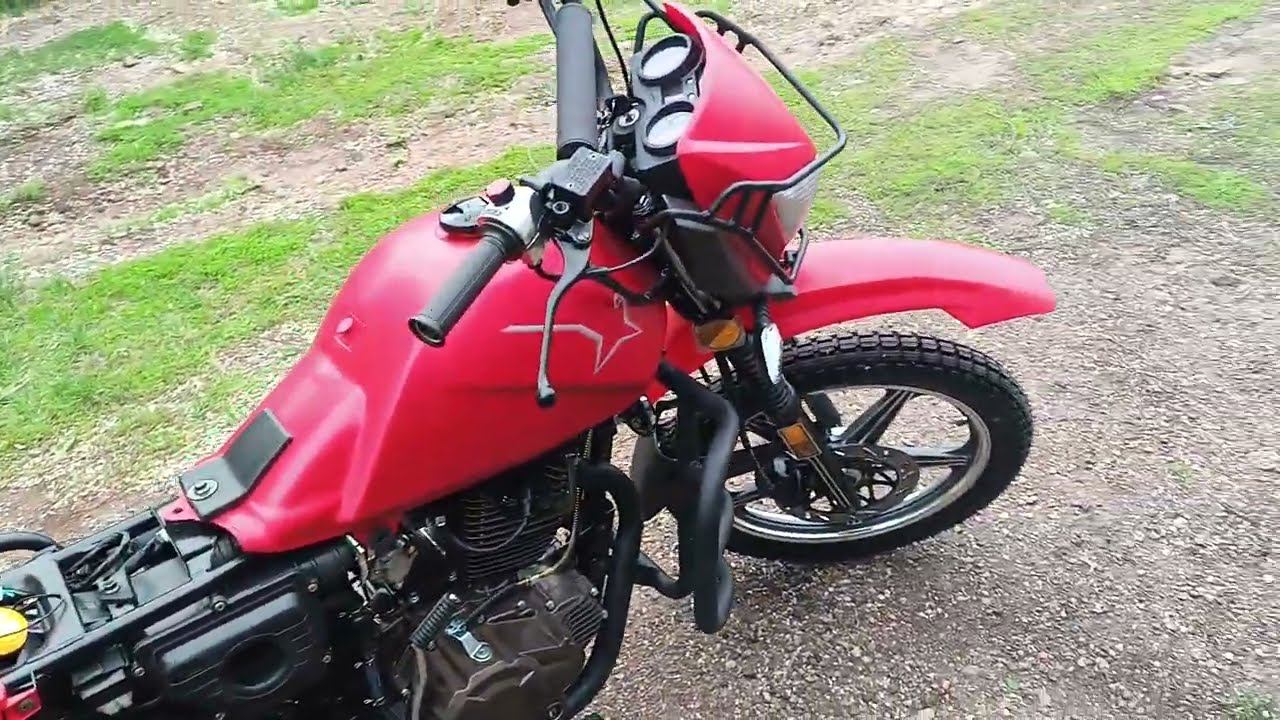 МОТОЦИКЛ INTRUDER 200 первый запуск