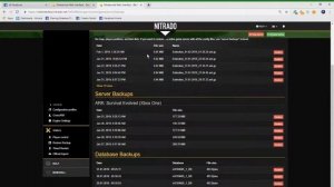 How to restore a Nitrado Server to a previous date and time