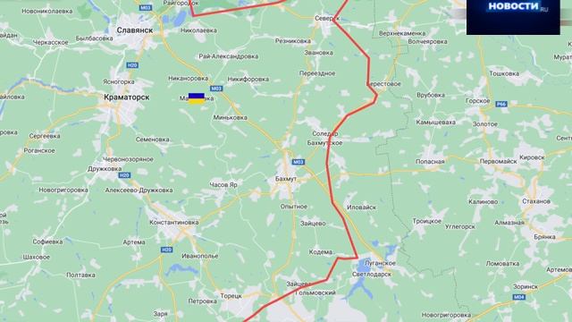 Карта боевых действий