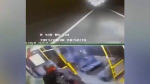 Момент аварии с &quot;Майбахом&quot;, в котором была Собчак