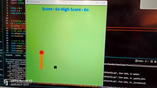 Modified snake game using python libraries – смотреть онлайн видео от ...