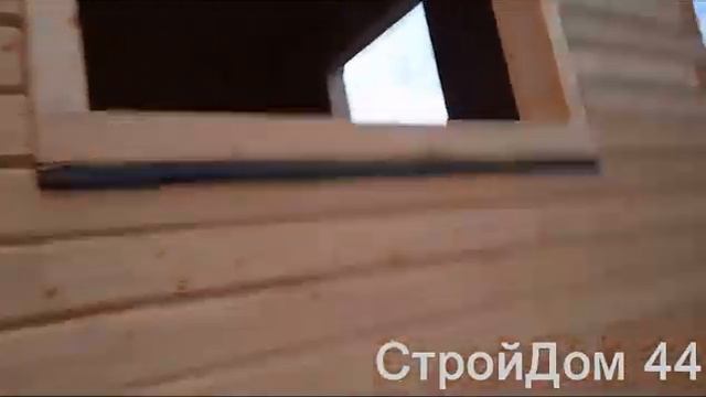 Дом из проф.бруса 140х190мм размером 11х9м построенный в августе 2023 в Смоленской области.
