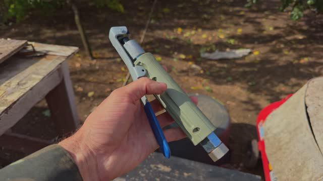 Тестирую новый пистолет для пескоструя