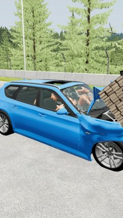 Obstacle on the road #12.1 #shorts#beamng #beamng_drive #beamng_drive_mods #beamng_mod