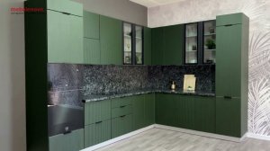 Модульная кухня Фенис 3Д Грин (2)