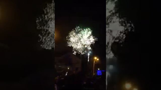 Салют на день города Счастье Луганской обл.