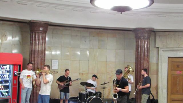 23.08.2024 Moscow metro (undeground) FAKE BAND part 5