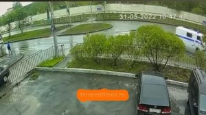 ДТП с участием полицейской буханки в Первоуральске Свердловской области