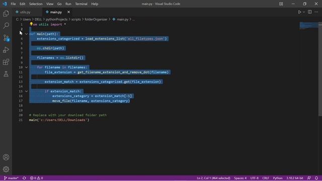 Python Automation | - Automatically Organize Downloads Folder – смотреть онлайн видео от ...