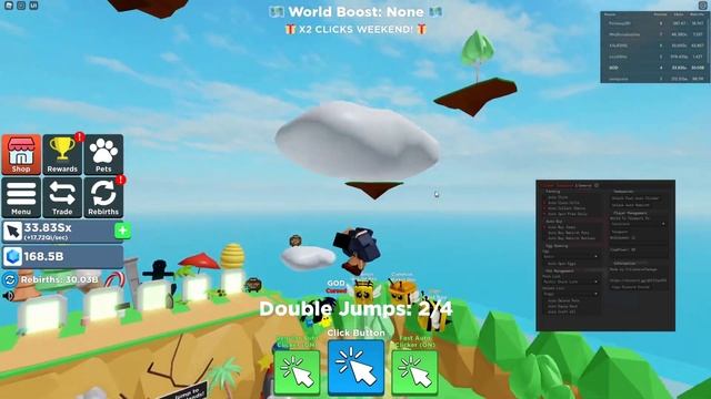 Roblox - Clicker Simulator Unlock GamePass & Auto Farm script ...