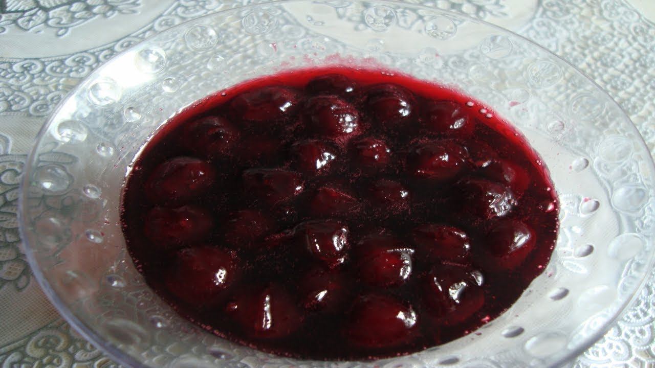 ВАРЕНЬЕ ИЗ ВИШНИ   С КОСТОЧКАМИ И НЕЖНОЙ ЯГОДОЙ