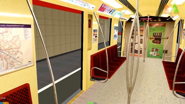 OpenBVE | M2-es metró — KÁOSZ! (Déli pályaudvar - Puskás Ferenc Stadion) | Alstom - смотреть ...