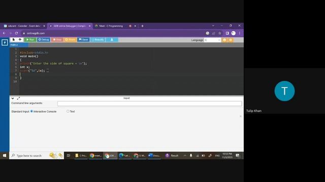 C Programming Mastery: Calculate Area and Perimeter of Square ...