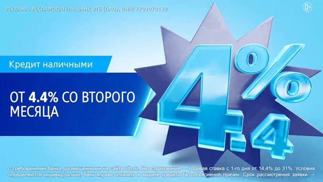 Кредит наличными от ВТБ