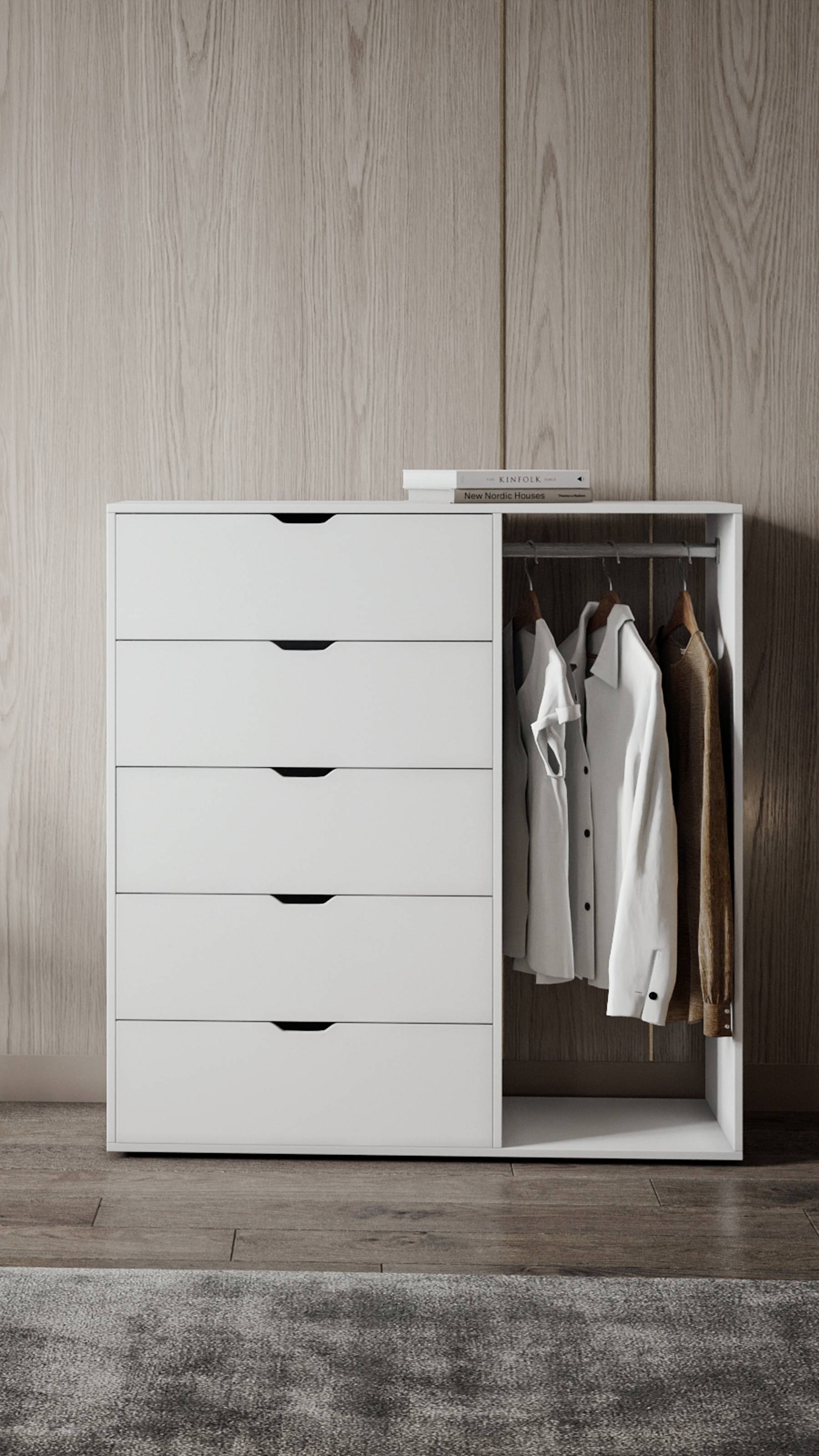 Комод Норман Белый