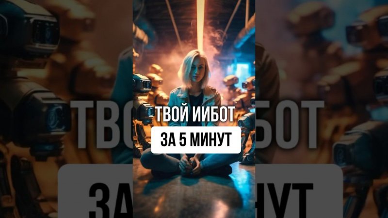 ИИБот за 5 минут в телеграм #aibot #nocode #нейросеть #телеграмботы