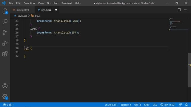 Animated Background with Pure CSS and Html | No Javascript no Jquery ...