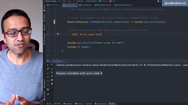 12 Calling subscribe on reactive sources (Reactive programming with Java - full course)