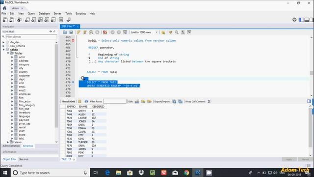 Mysql 42 Display Numeric Values From Column In Mysql смотреть