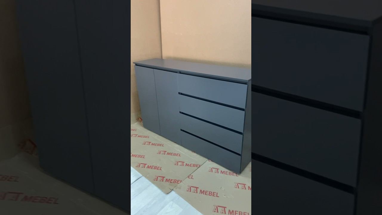 Комод "Турин" в цвете графит