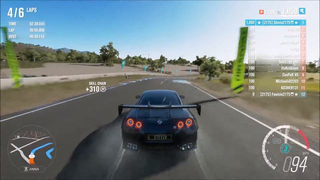 Horizon Edition Nissan GTR "Skills Boost" Gameplay (Forza Horizon 3 ...