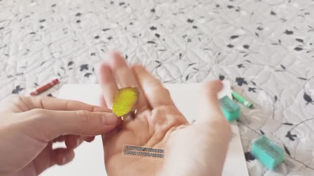 Листочки из фоамирана