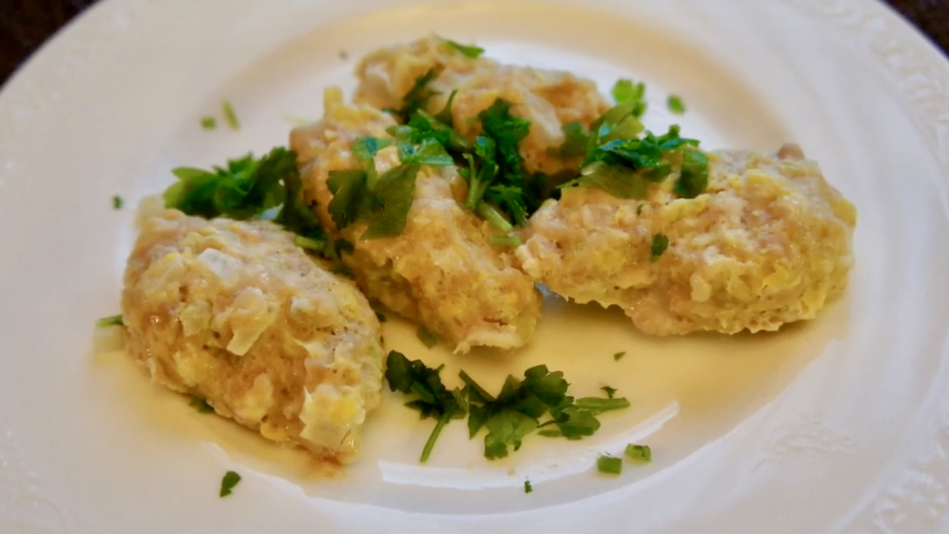 Котлеты с кукурузой и пекинской капустой !