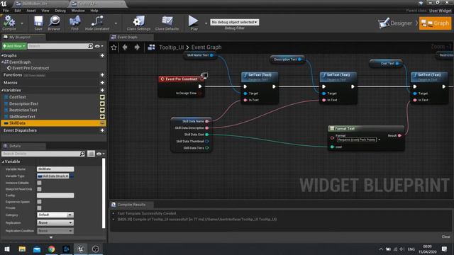 Unreal Engine 4 Tutorial - Skill System Pt.7 Tooltips (ru)