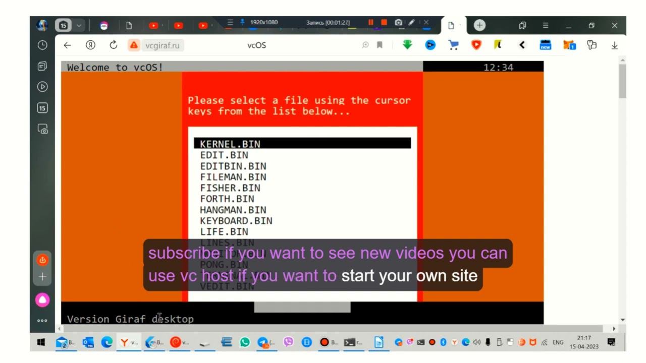 VIM replace + vcOS
