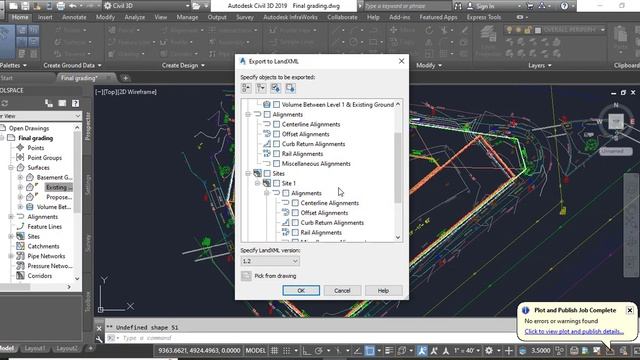 How To Import And Export Landxml File In AutoCAD Civil 3d|Create ...